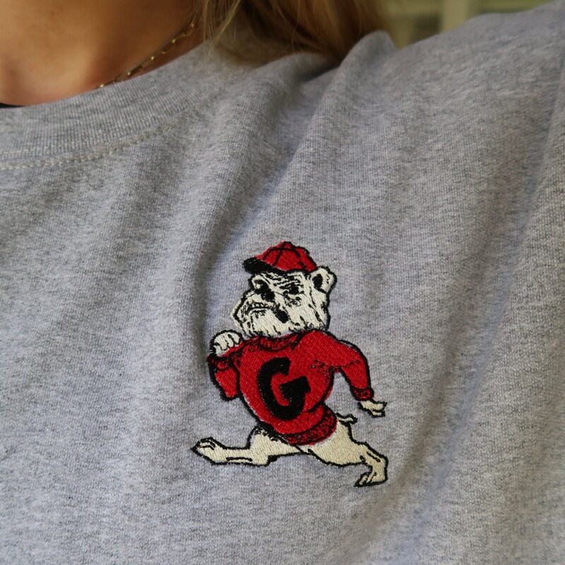 Georgia Bulldogs Embroidery - Etsy