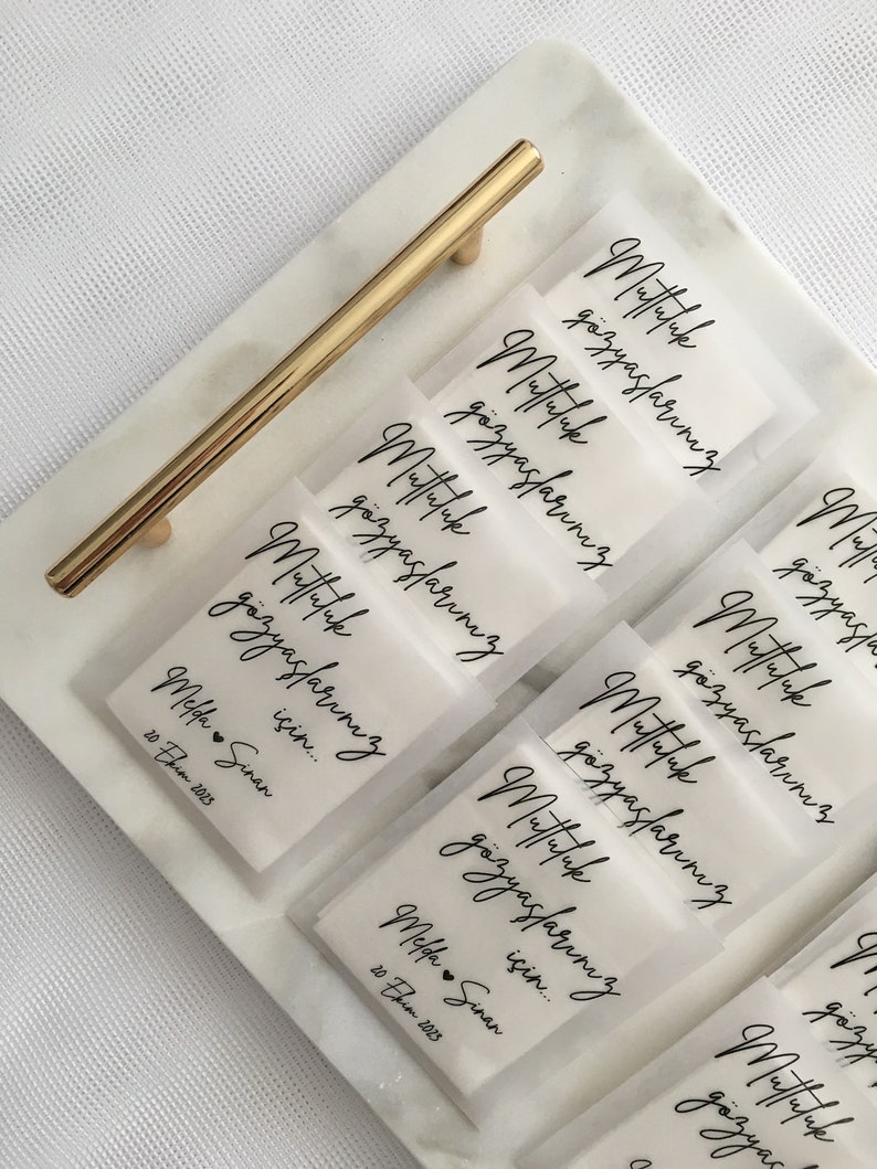 Happiness Tear Tissuehappy Tears Wedding Tissues Packetstear - Etsy