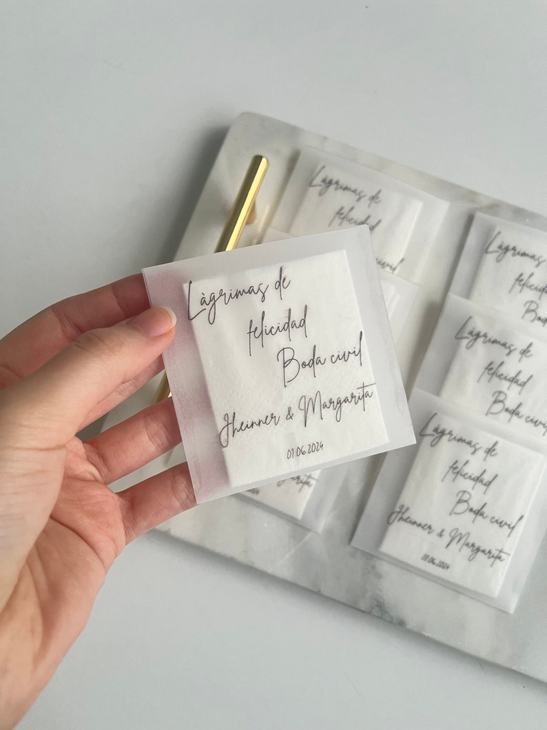 Happiness Tear Tissue,happy Tears Wedding Tissues Packets,tear Wipes ...