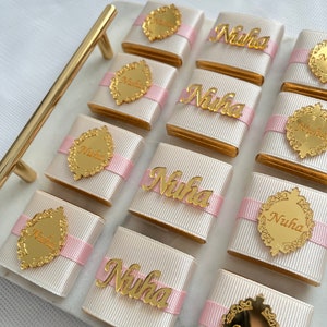 Luxury Chocolate, Baptism Chocolate, Personalized Chocolate, Baby ...