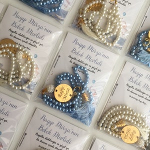 Muslim Wedding Gifts, İslamic Favor, Personalized Tasbeeh Favor, Tasbih ...
