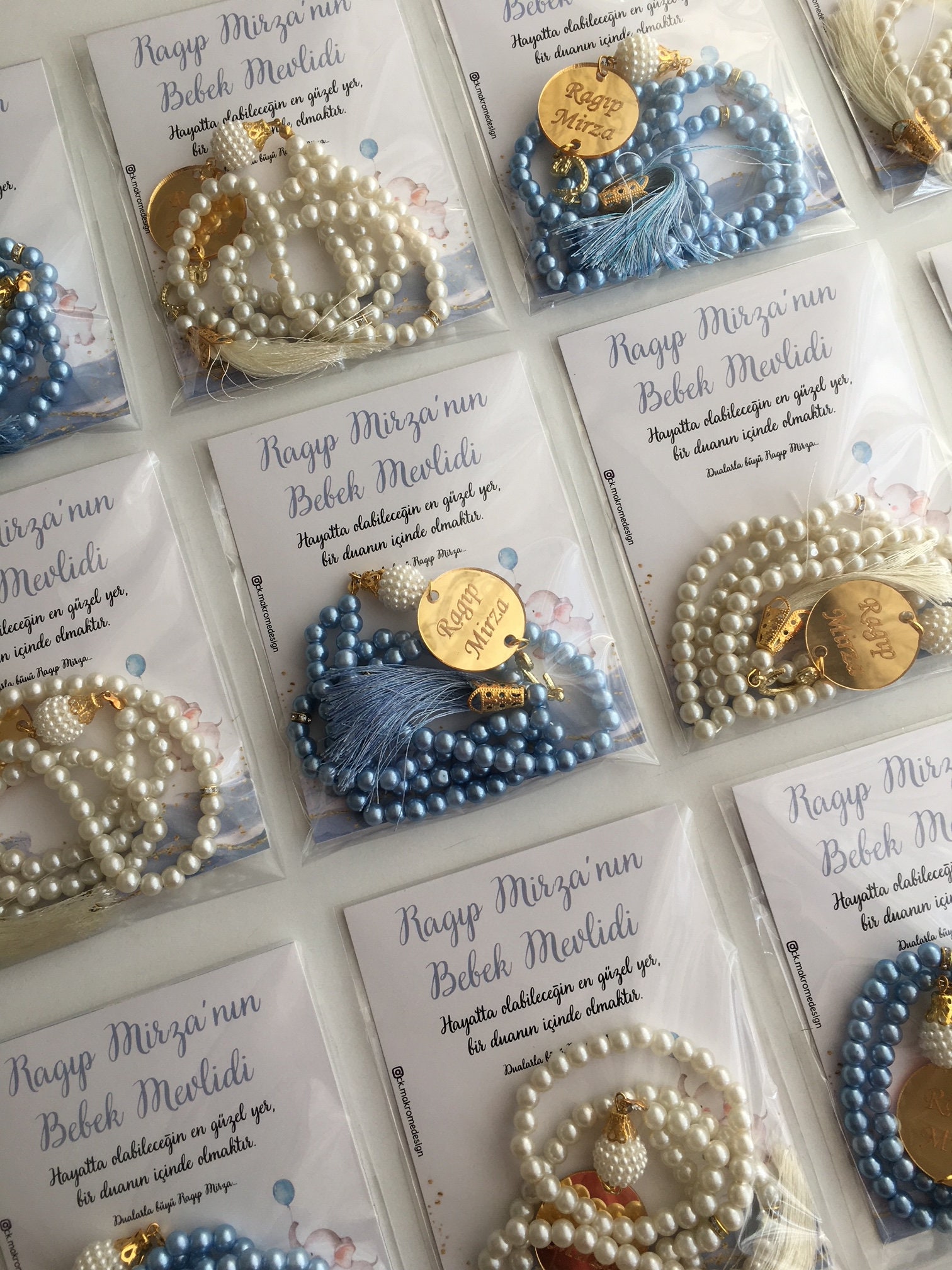 Muslim Wedding Gifts, İslamic Favor, Personalized Tasbeeh Favor, Tasbih ...