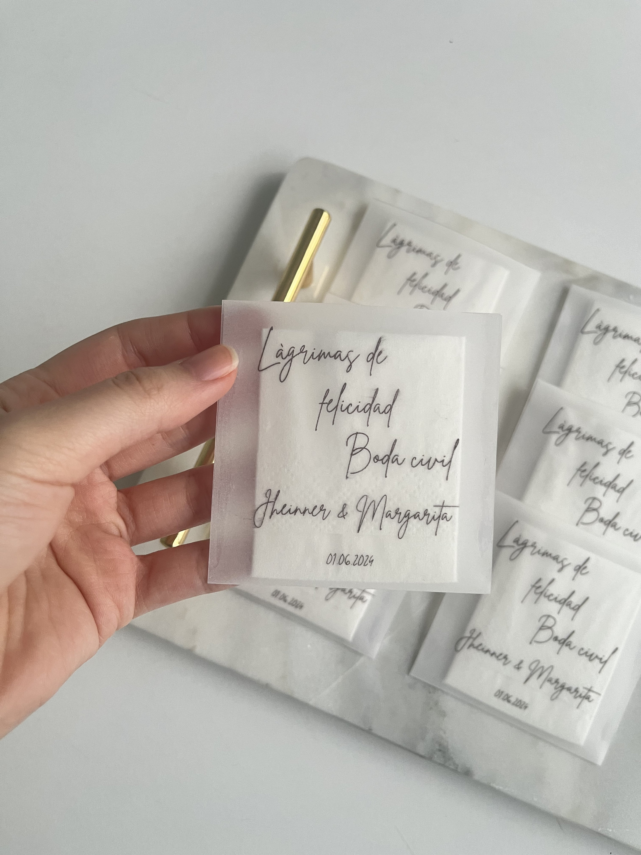 Happiness Tear Tissue,happy Tears Wedding Tissues Packets,tear Wipes ...