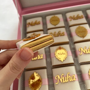 Luxury Chocolate, Baptism Chocolate, Personalized Chocolate, Baby ...