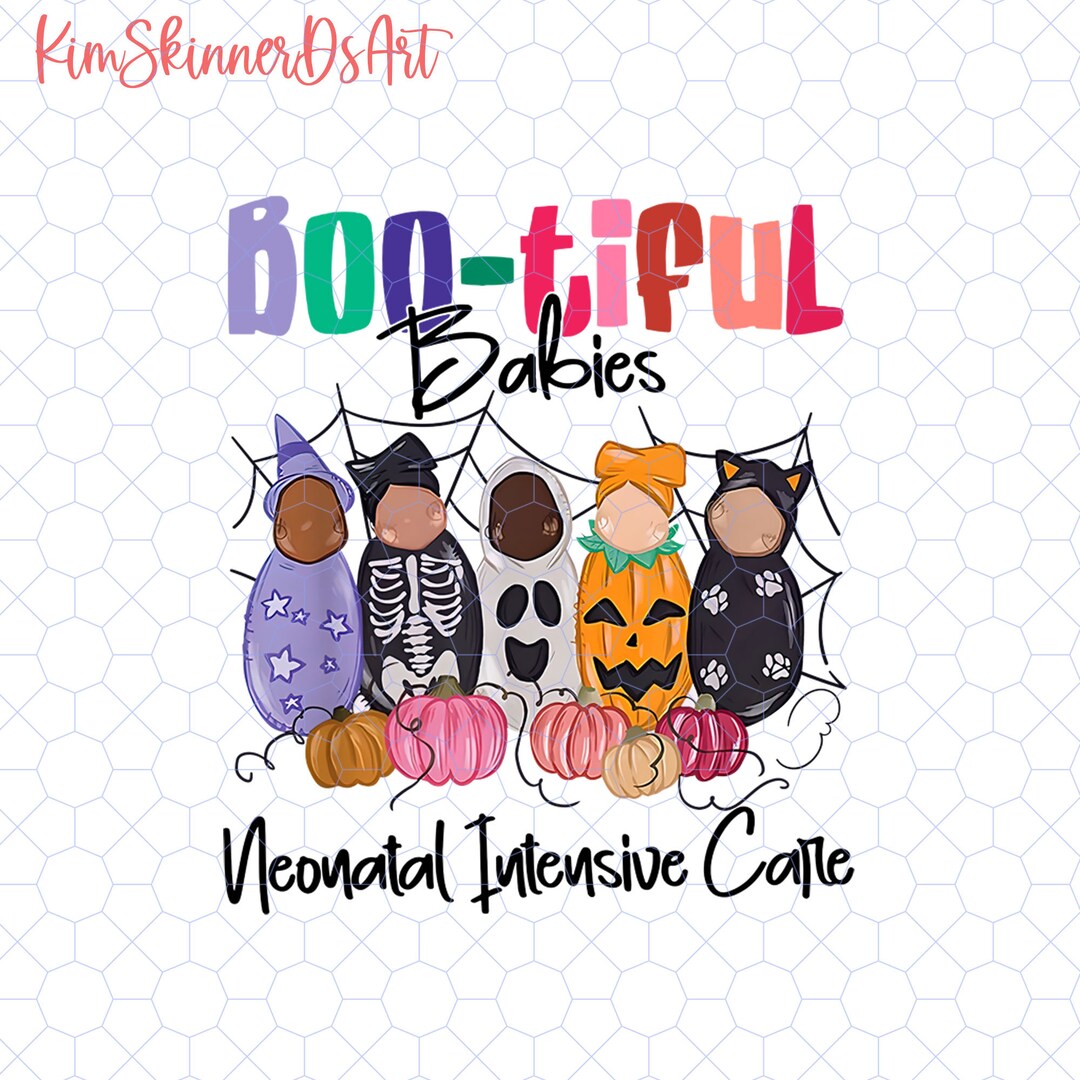 Boo-tiful Babies Halloween Png NICU Halloween Png Neonatal - Etsy