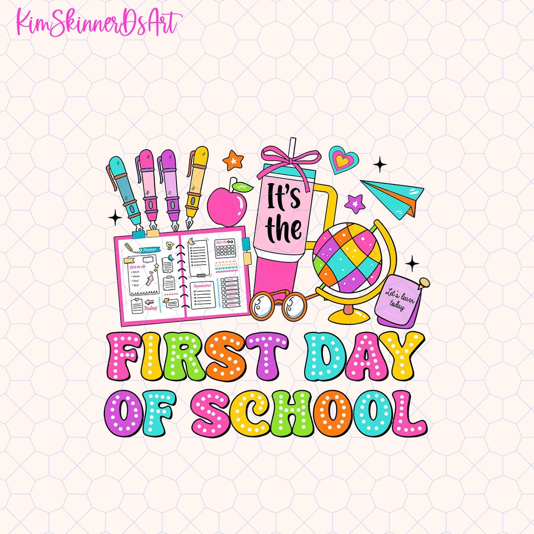It's the First Day of School Png, Happy to See Your Face Png, Welcome ...