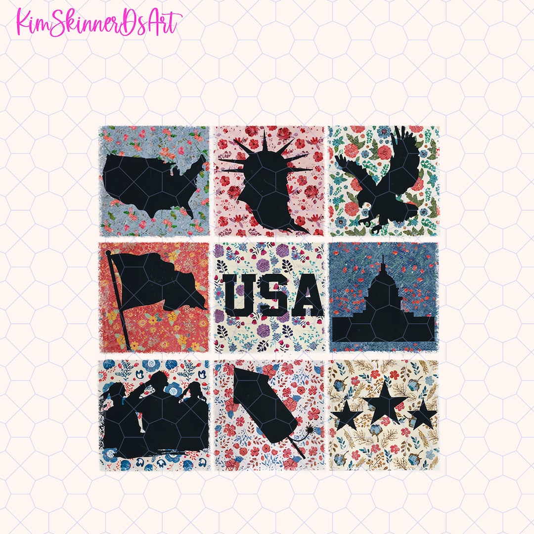 Boho 4th of July American Png, Retro USA 1776 Png, America Freedom Png ...