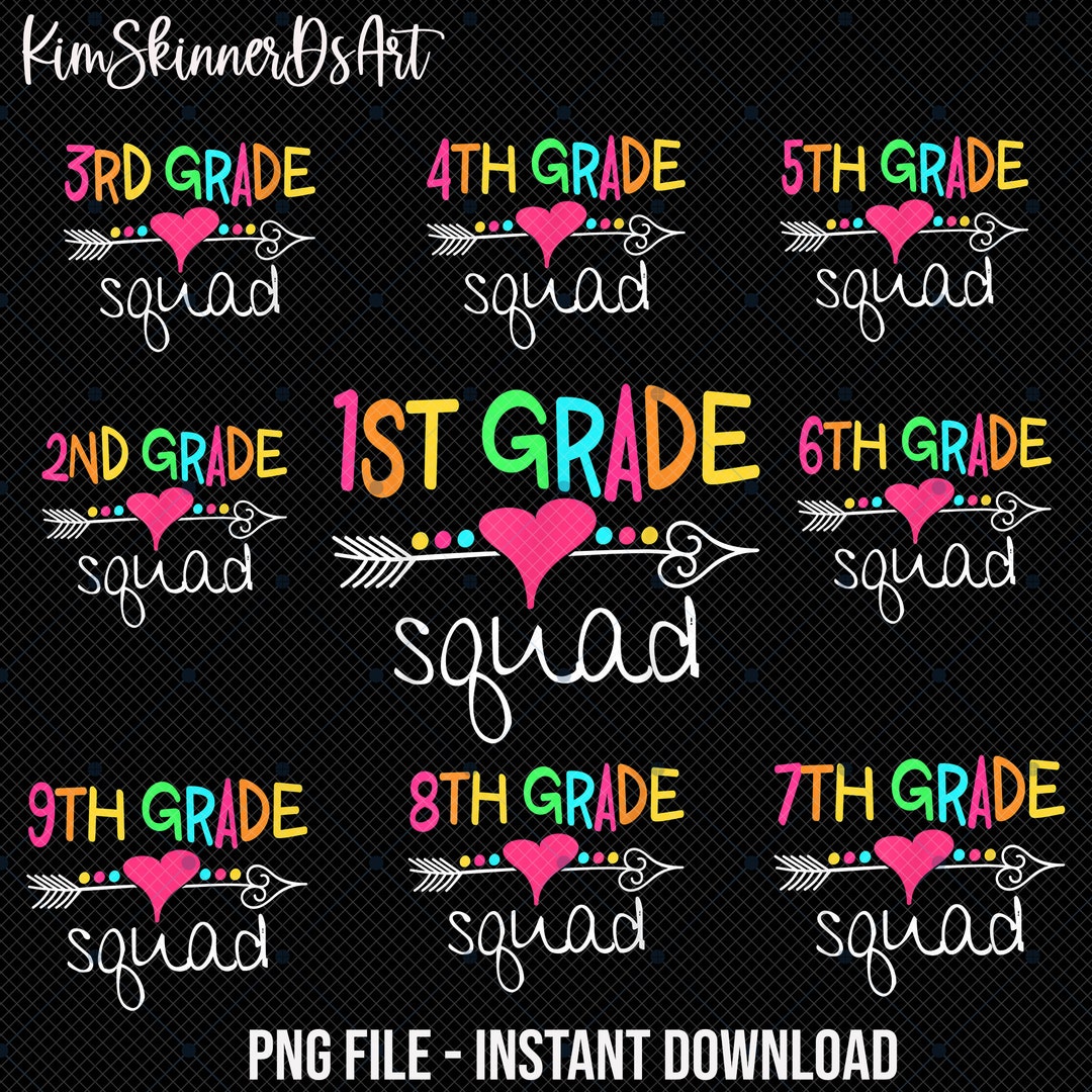 1st Grade Squad Bundle, Hello 1st Grade Bundle, Team 1st Grade Bundle ...