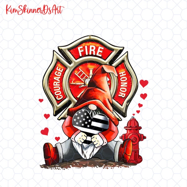 Firefighter Valentine - Etsy