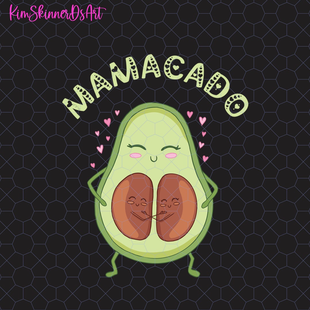 Mamacado Png, Baby Announcement Png, Cute Avocado Mom Png, New Mom Gift ...