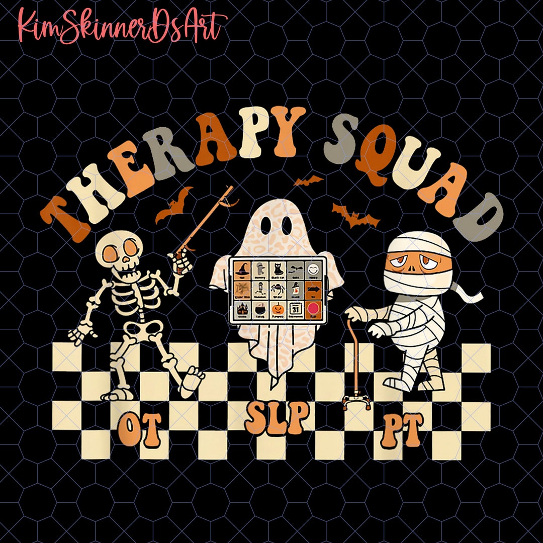 Therapy Squad Png, Spooky SLP PT OT Squad Png, Halloween Speech ...