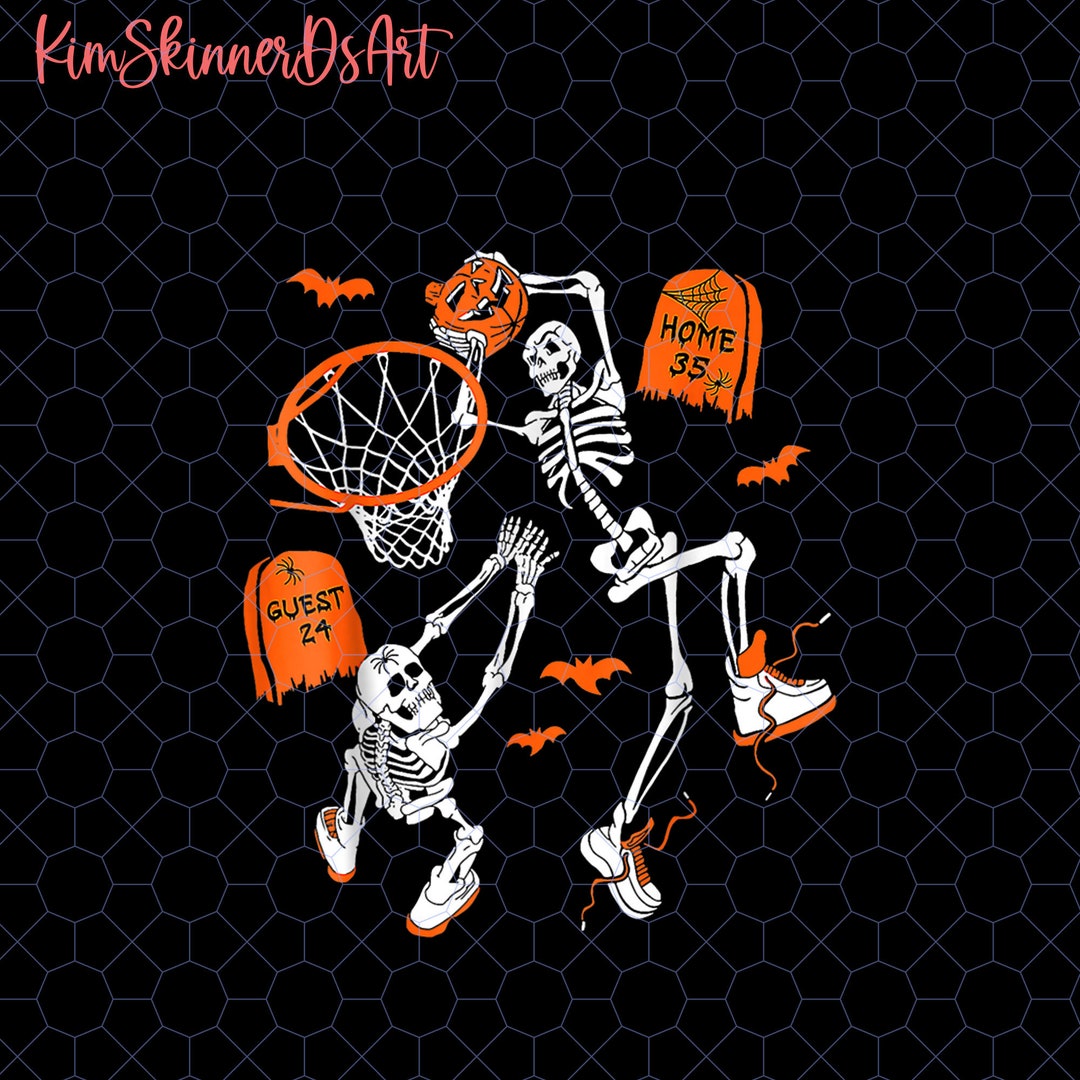 Skeleton Dunking Basketball Png, Skeleton Playing Basketball Png, Funny ...