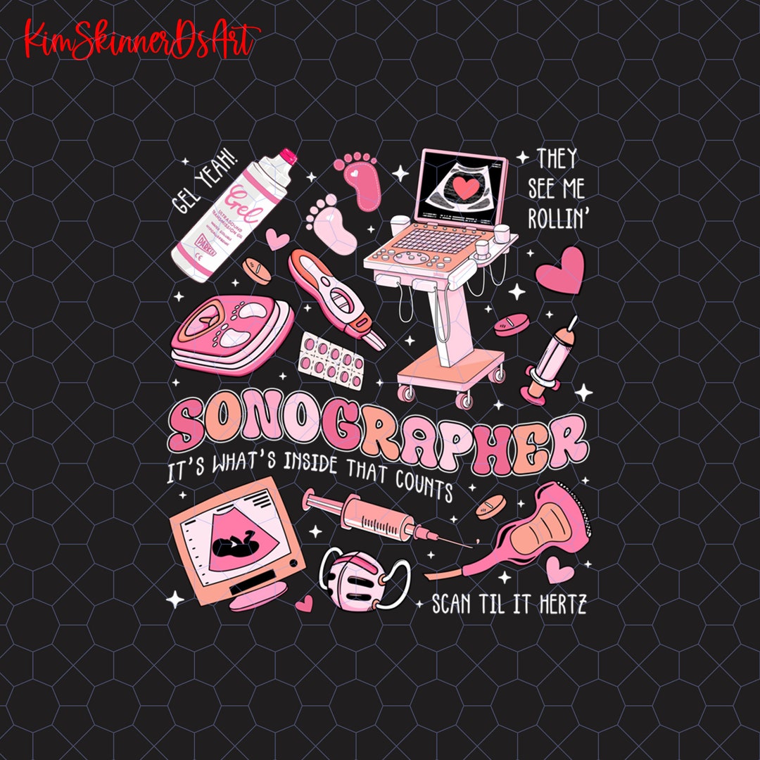 Sonographer Valentine's Day Png, Ultrasound Tech Valentine, Ultrasound ...