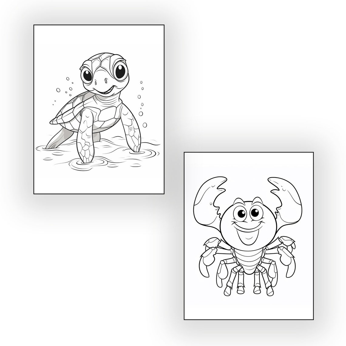 Under the Sea Coloring Book Pages, Printable Ocean Coloring Sheets ...