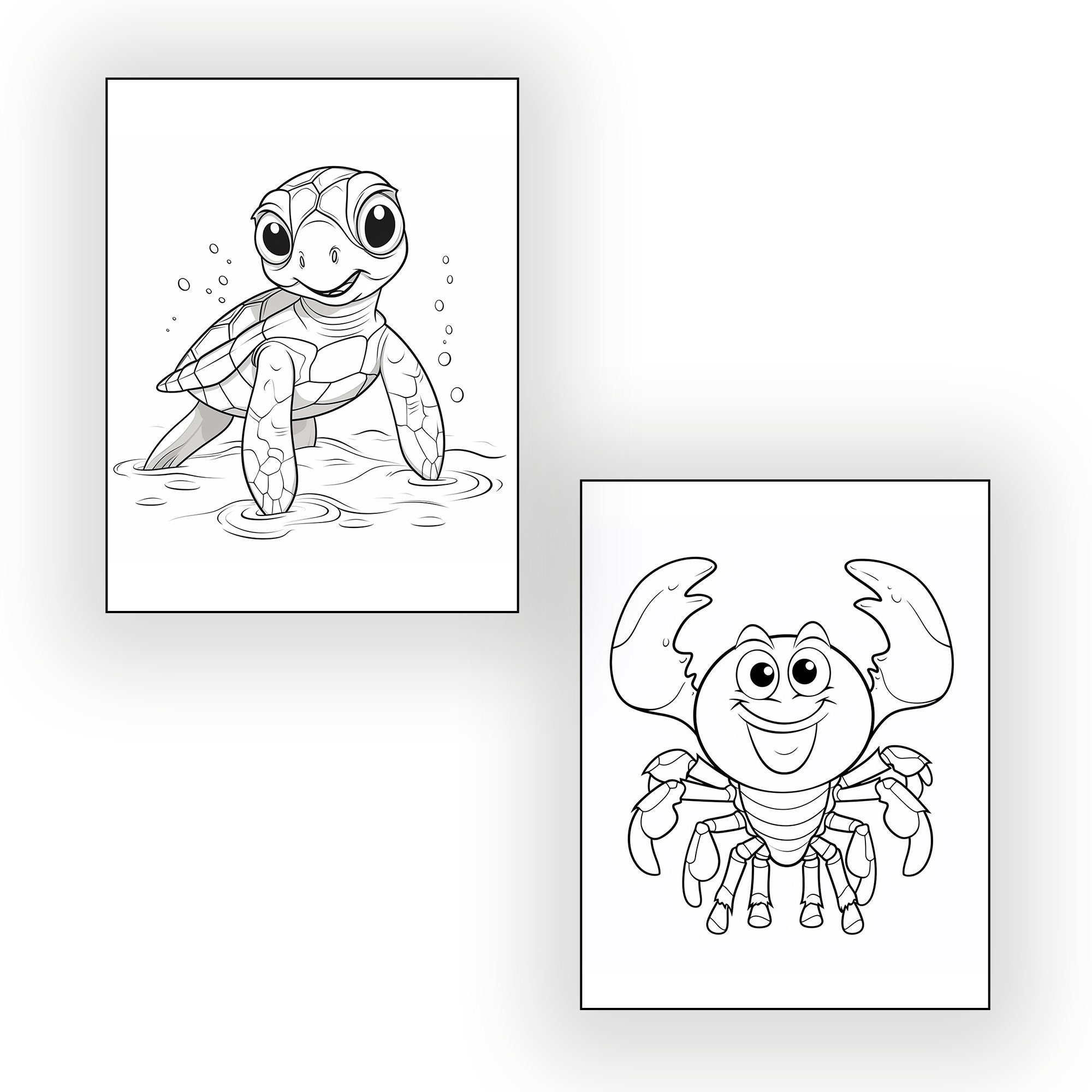 Under the Sea Coloring Book Pages, Printable Ocean Coloring Sheets ...