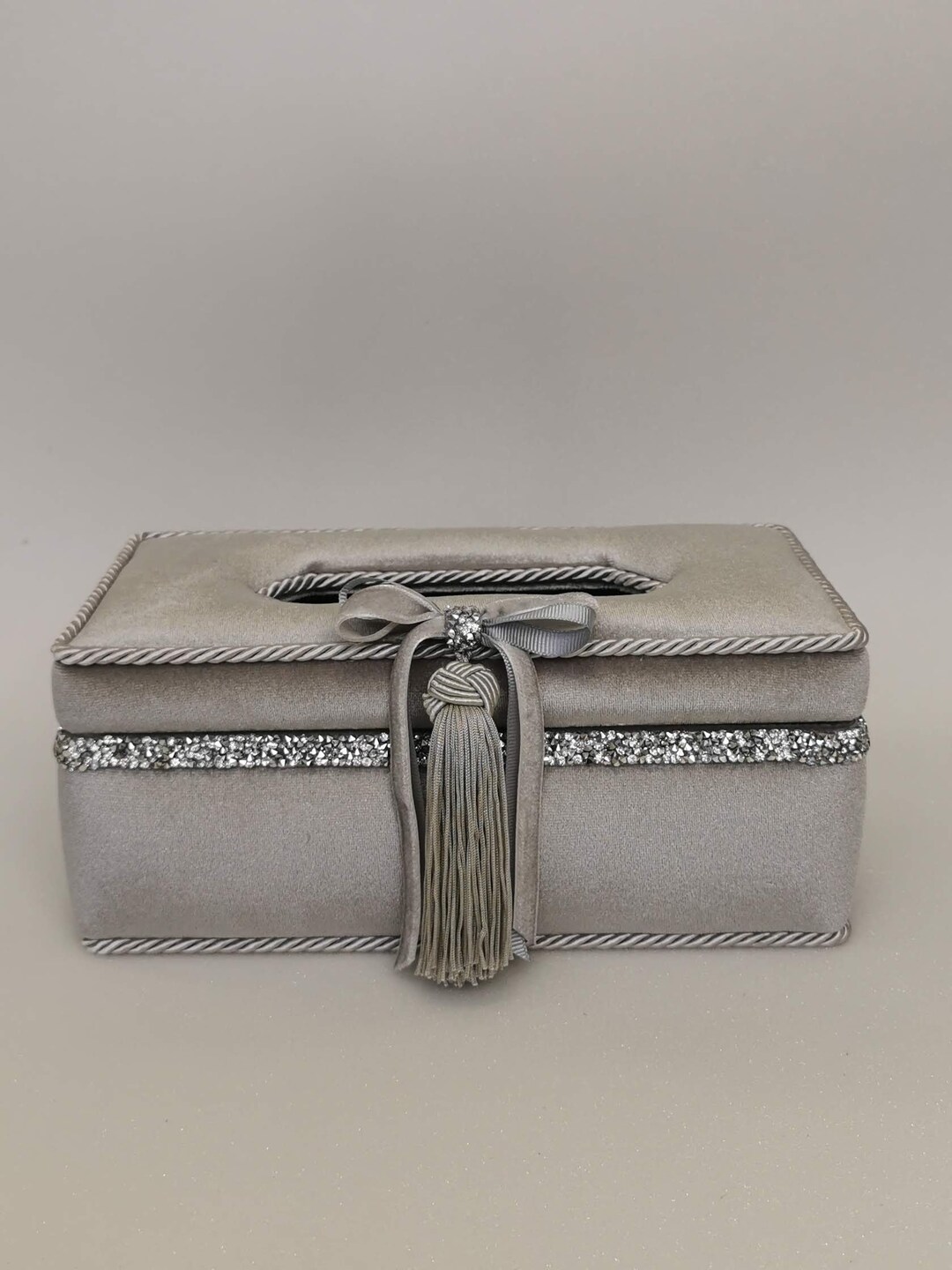 Velvet Tissue Box, Rectangle Tissue Box Holder, Luxurious Tissue Box ...