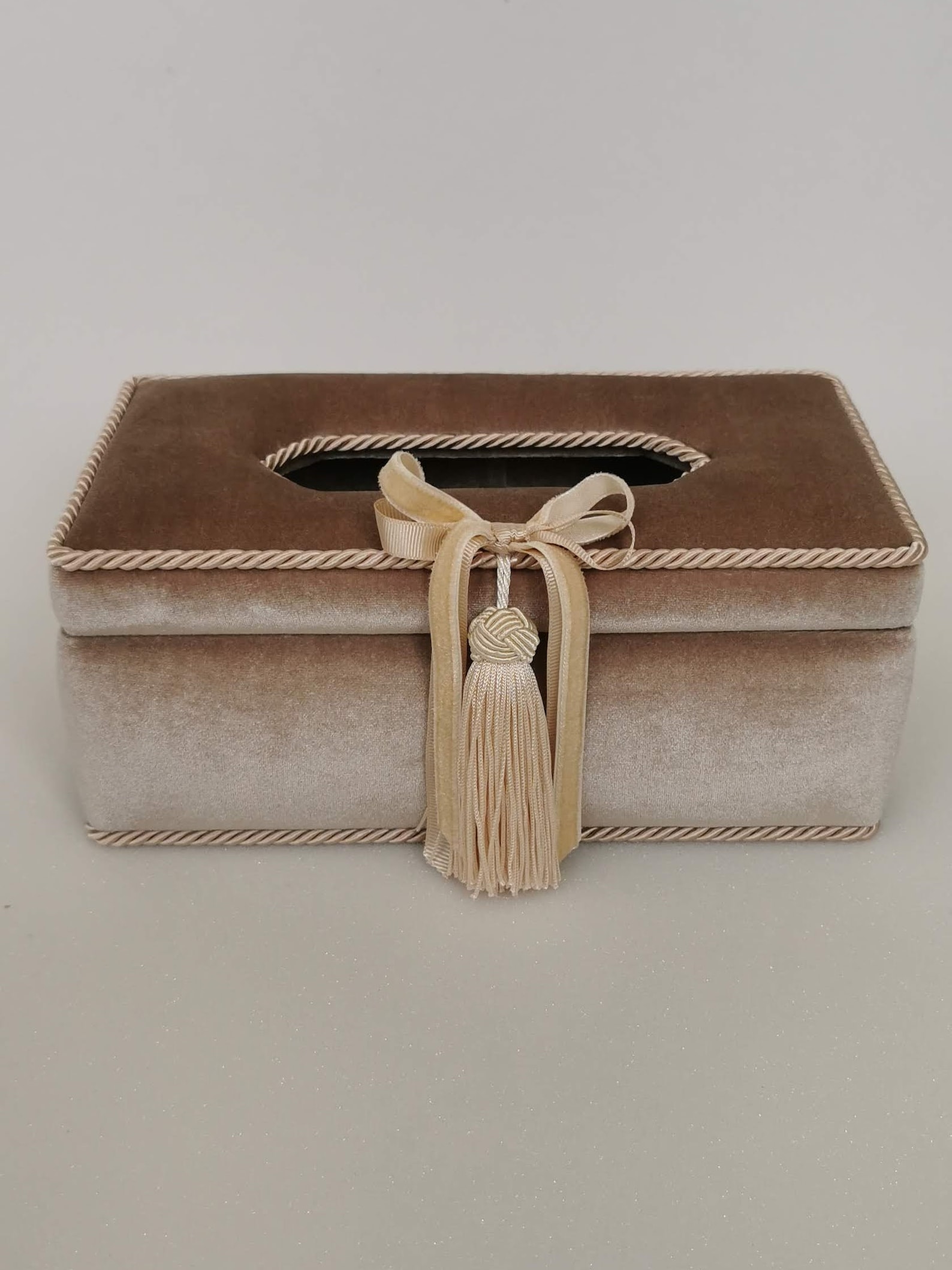 Velvet Tissue Box, Rectangle Tissue Box Holder, Luxurious Tissue Box ...
