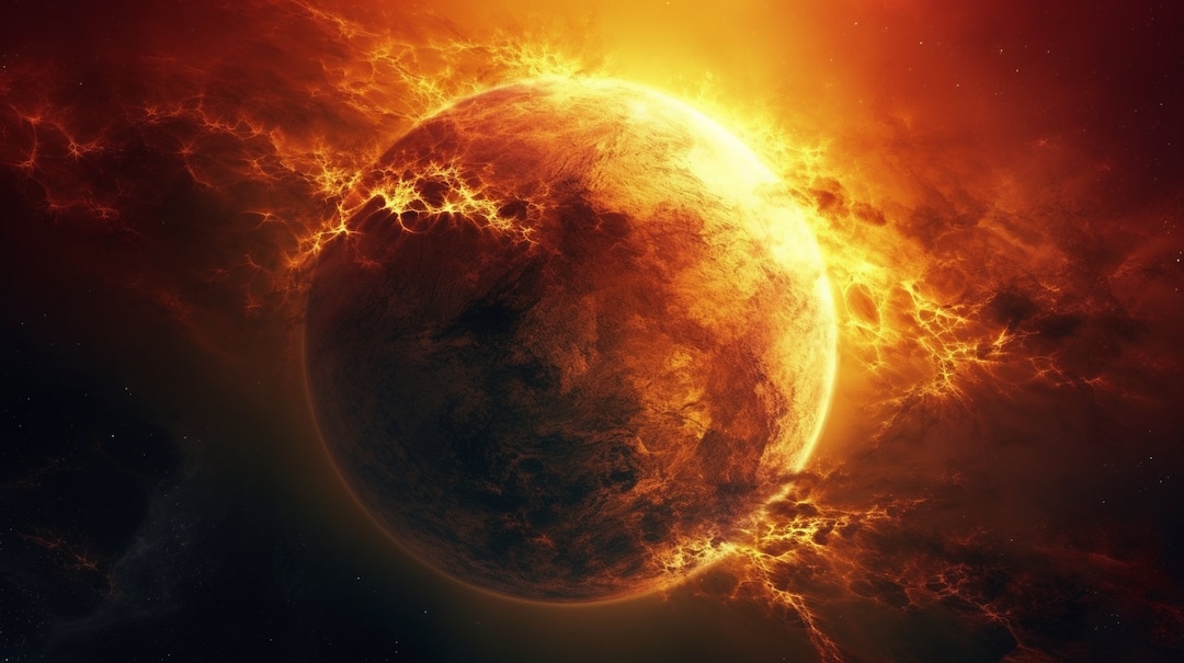 Fiery Planet II Digital Download 4K - Etsy