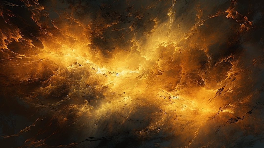 Gold Nebula Digital Download HD - Etsy