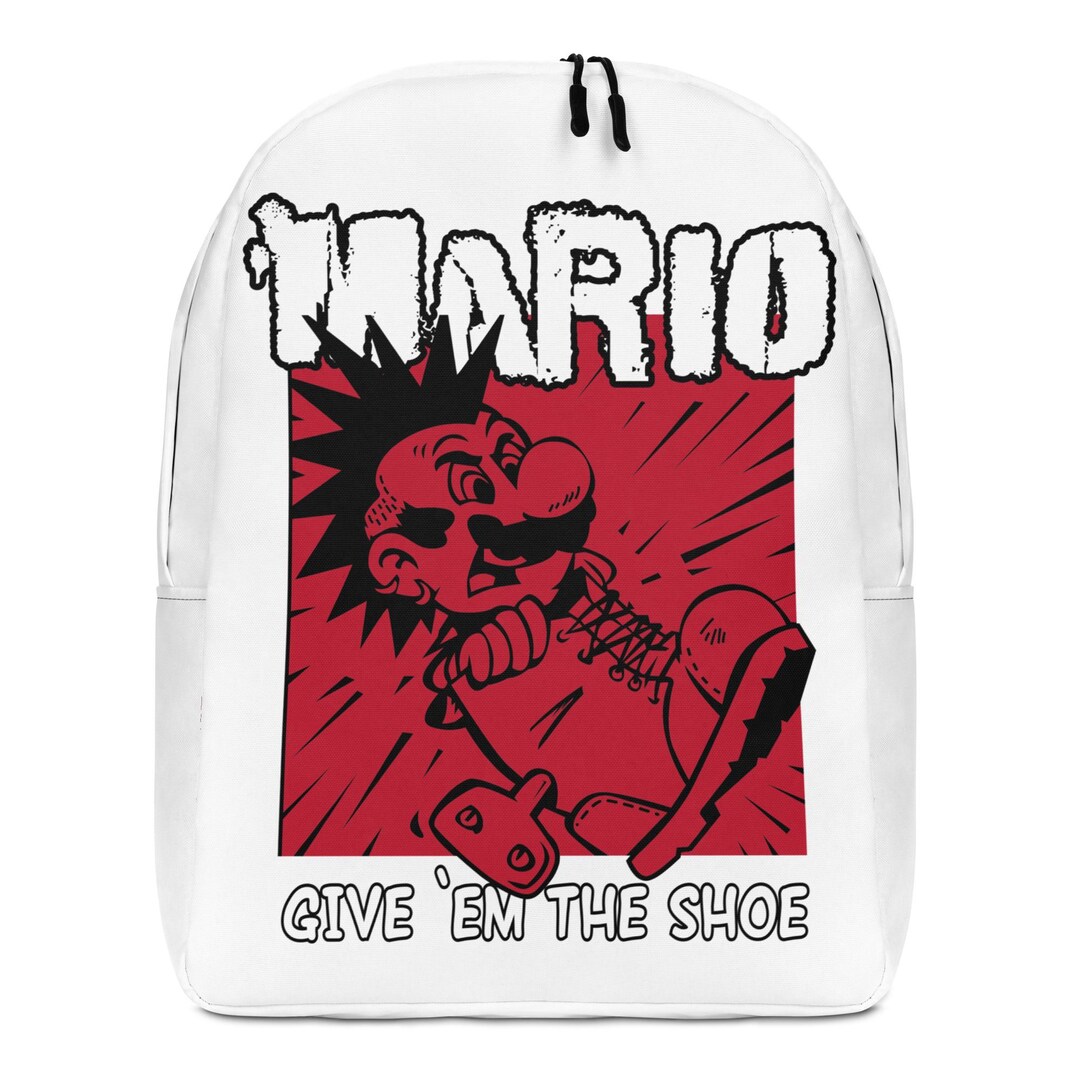 Super Rocker Mario Minimalist Backpack - Etsy