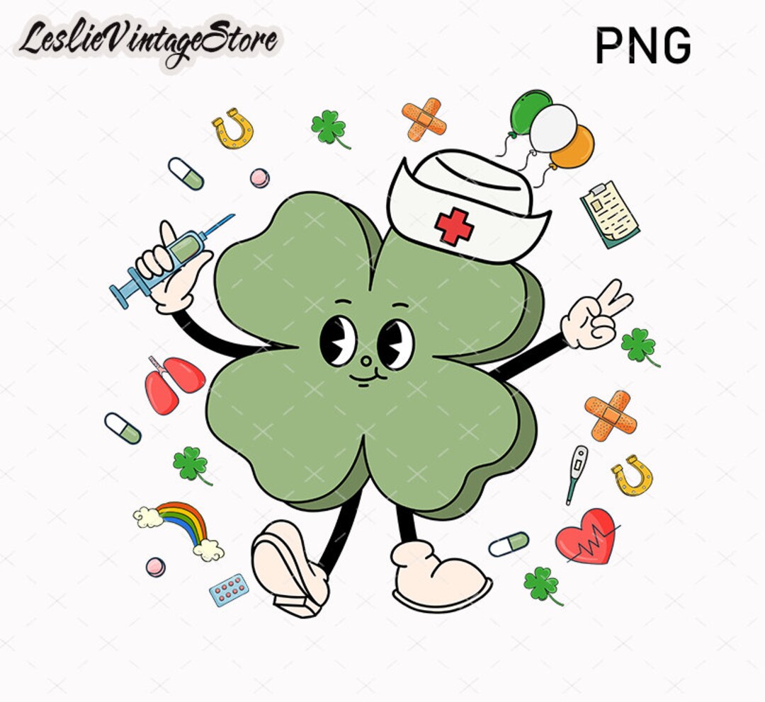 St. Patricks Day Nurse Png Nurse Shamrock Shirt Png Doctor Pa Np Nurse ...