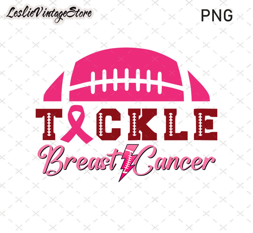 Tackle Cancer Png Breast Cancer Awareness Png Football - Etsy