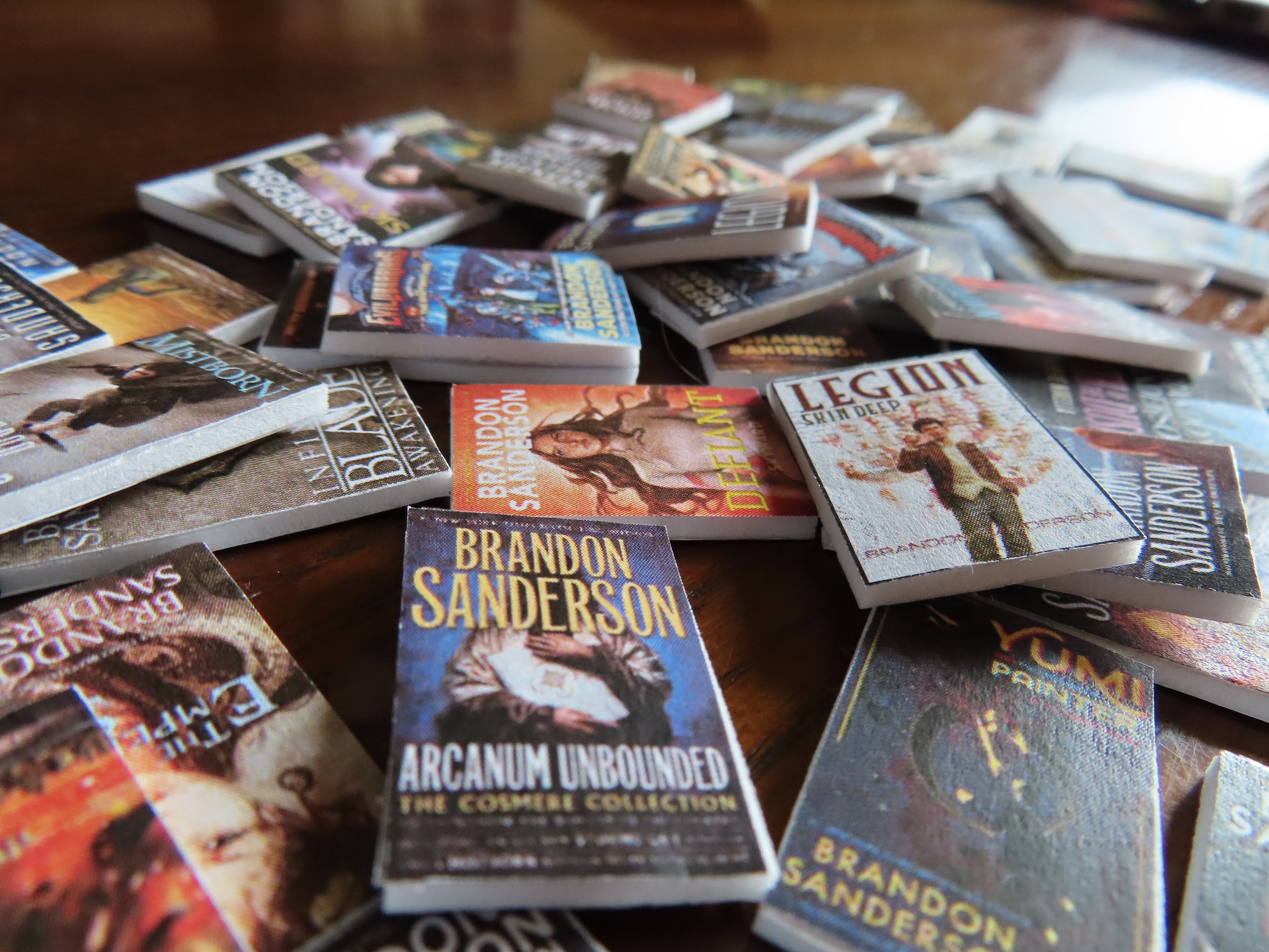 Brandon Sanderson Mini Book Ornament - Etsy