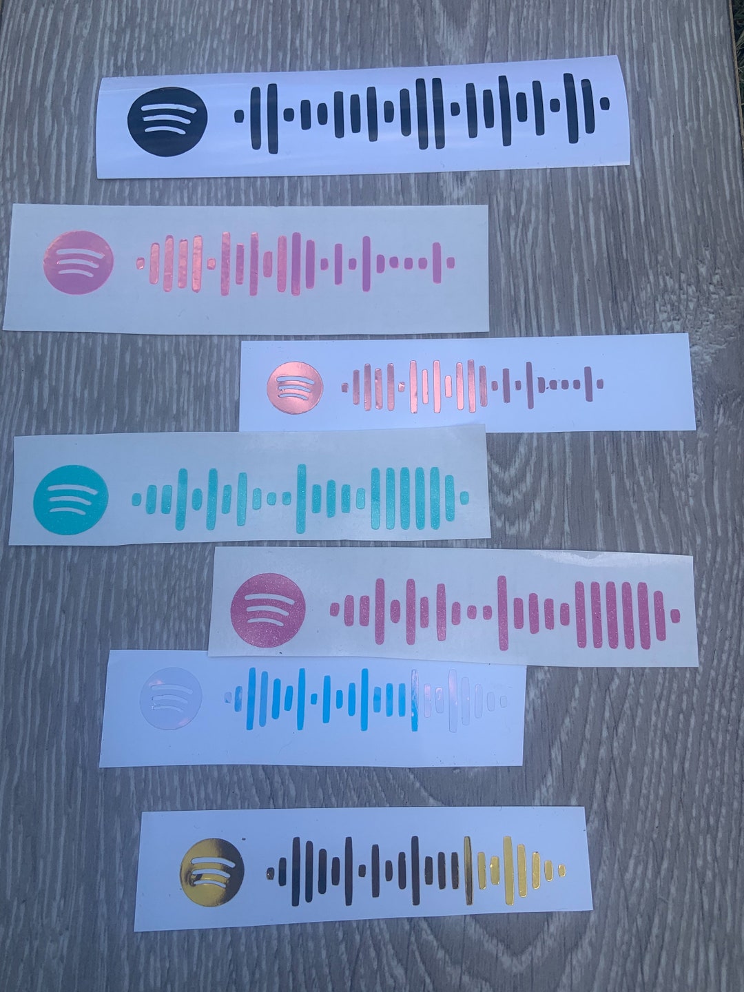 Music Code Vinyl Decal Sticker | Scannable Music Code - Etsy UK