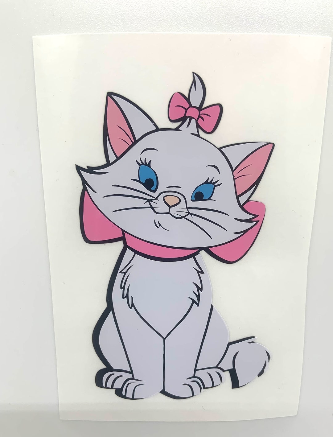 Aristocats Marie Vinyl Decal Sticker | Personalise | Water Bottles ...