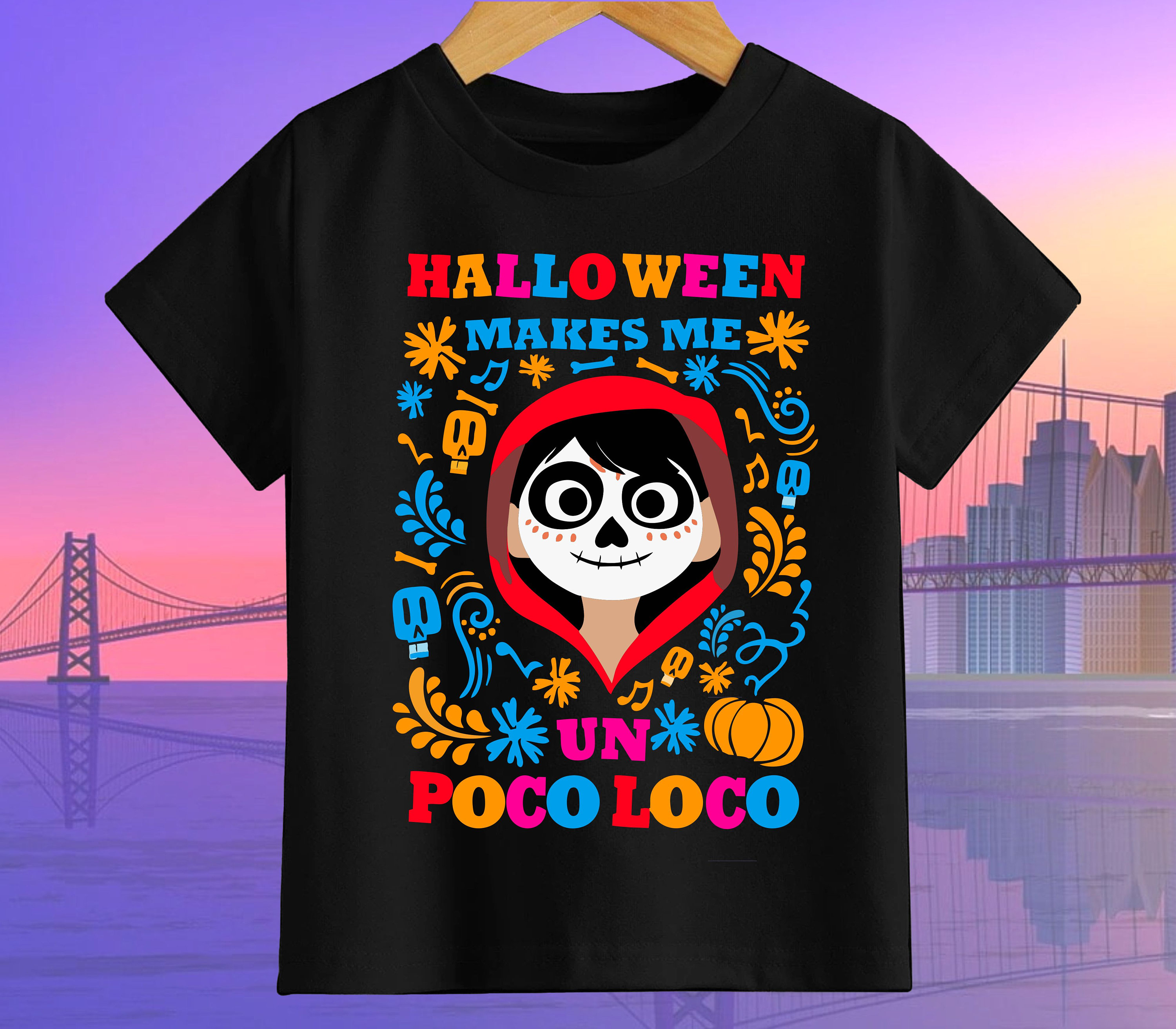 Halloween Coco Un Poco Loco Miguel Dante Family Shirts Disney Matching ...