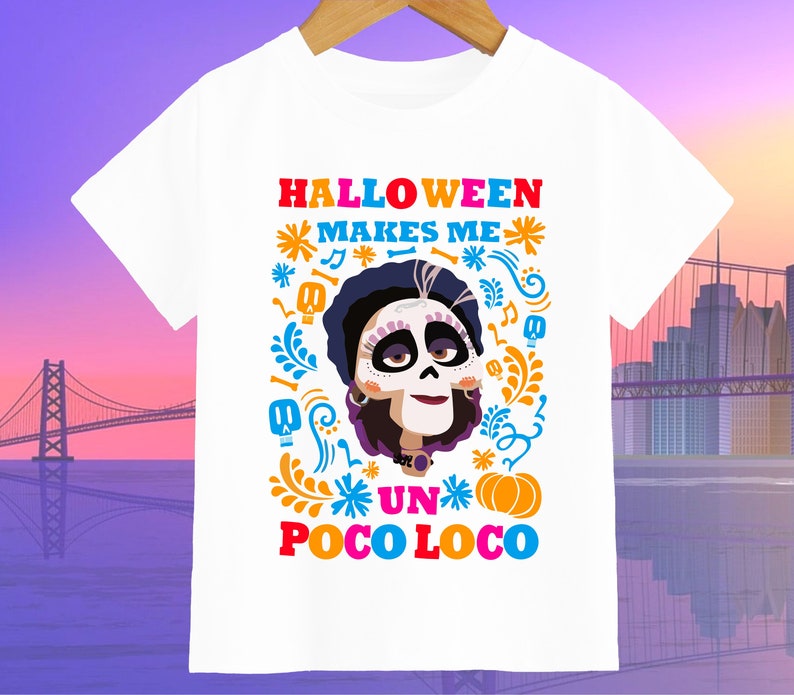 Halloween Coco Un Poco Loco Miguel Dante Family Shirts Disney Matching ...