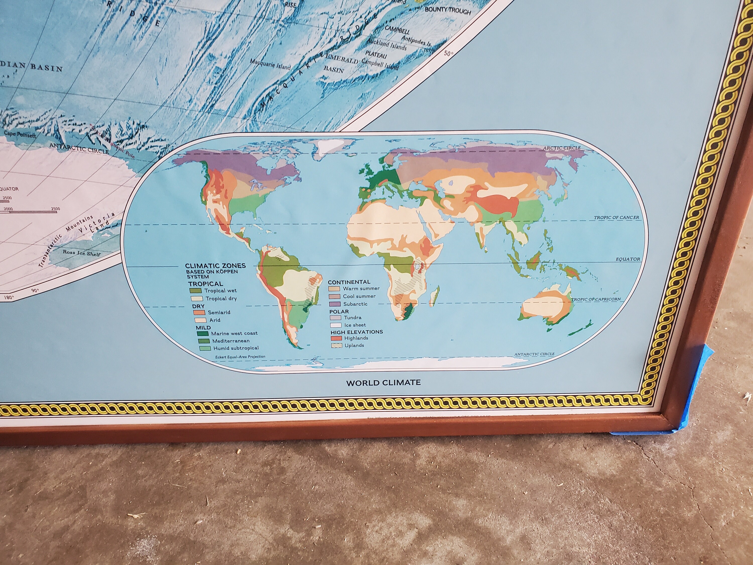 Oversized Wall Map 4ft X 6ft - Etsy