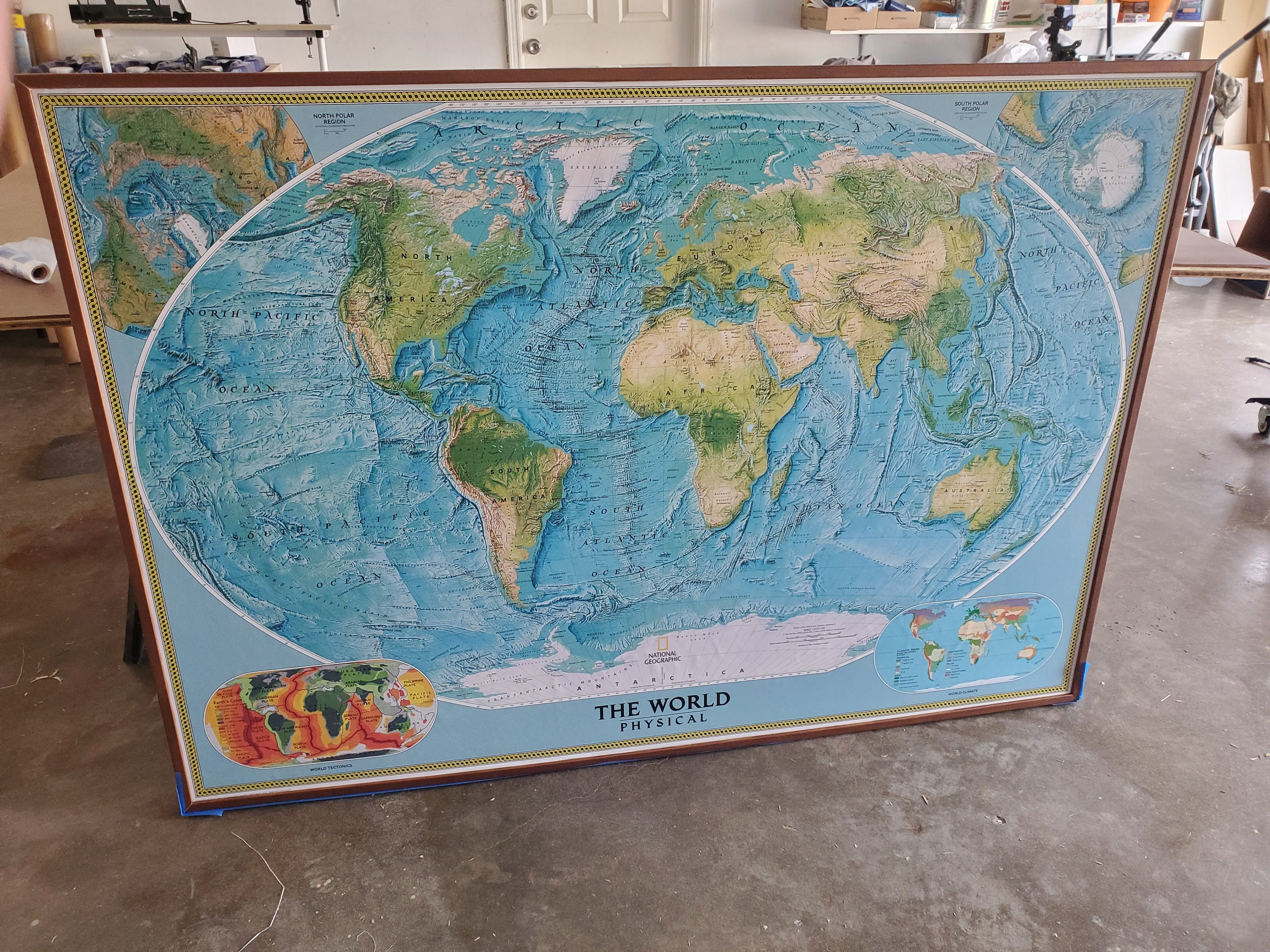 Oversized Wall Map 4ft X 6ft - Etsy