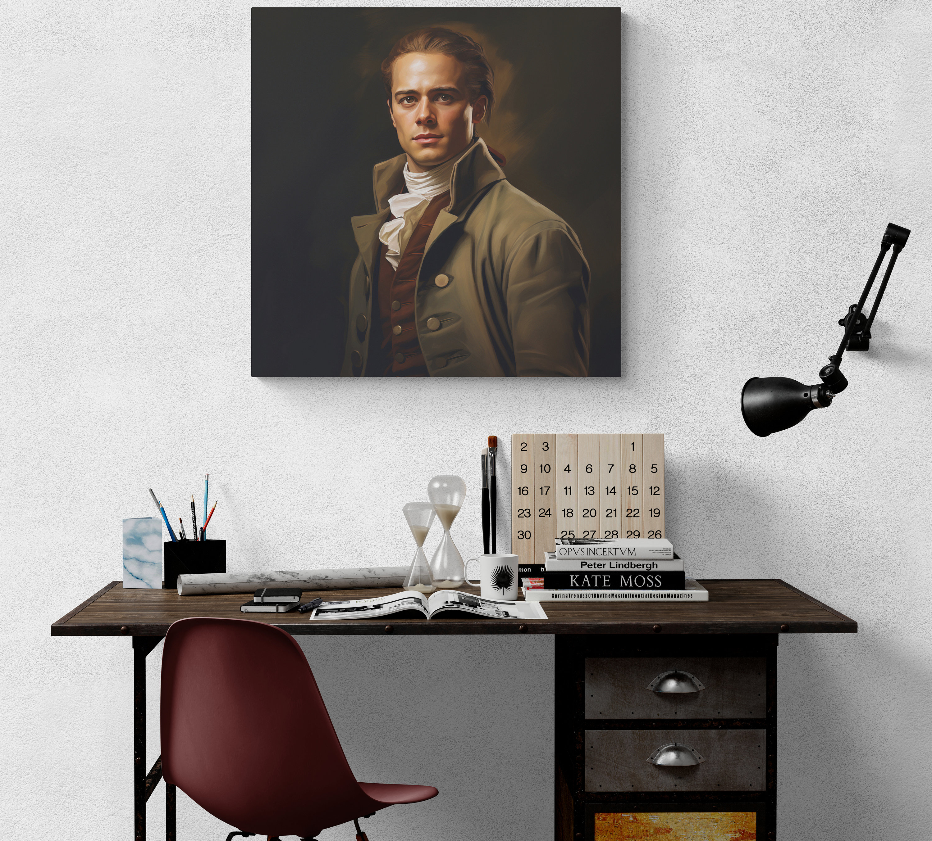 Nathan Hale Oil Painting Canvas Print Patriot Series Founding Fathers ...
