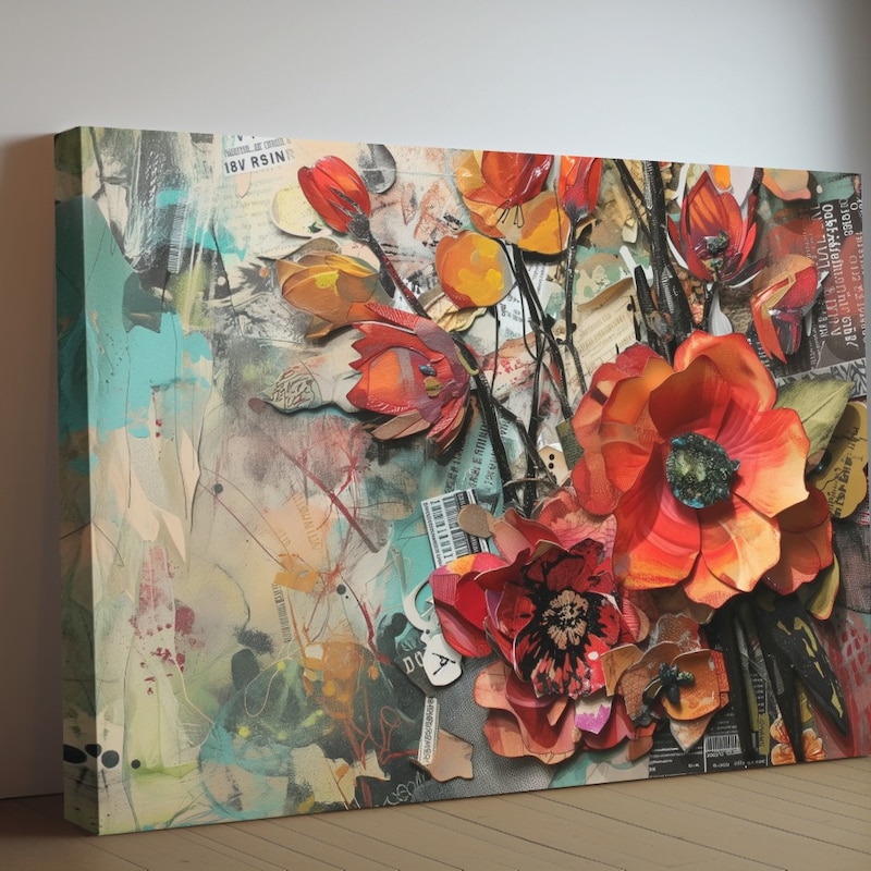 Botanical Canvas - Etsy