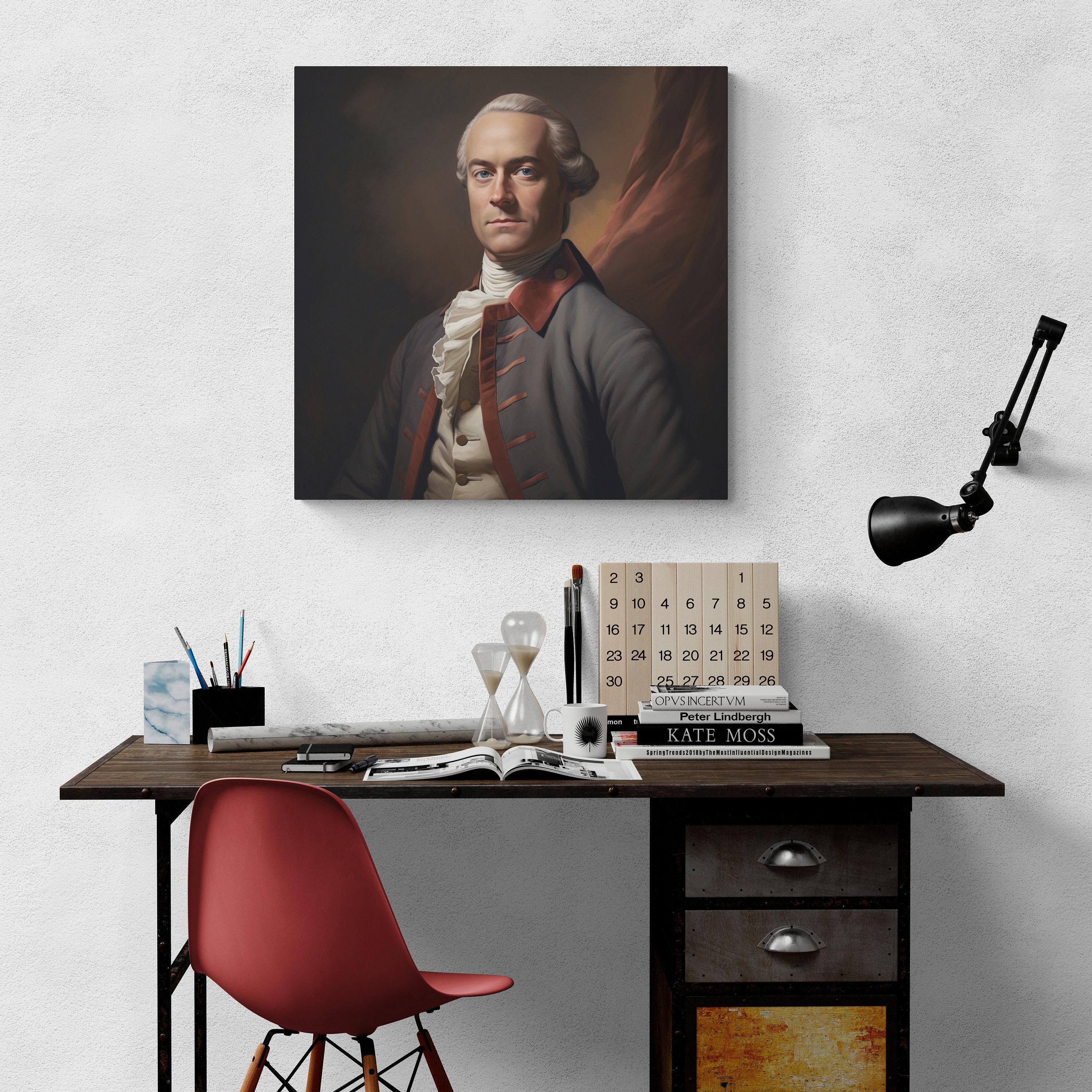 John Hancock Oil Painting Canvas Print | Patriot Series | Founding ...