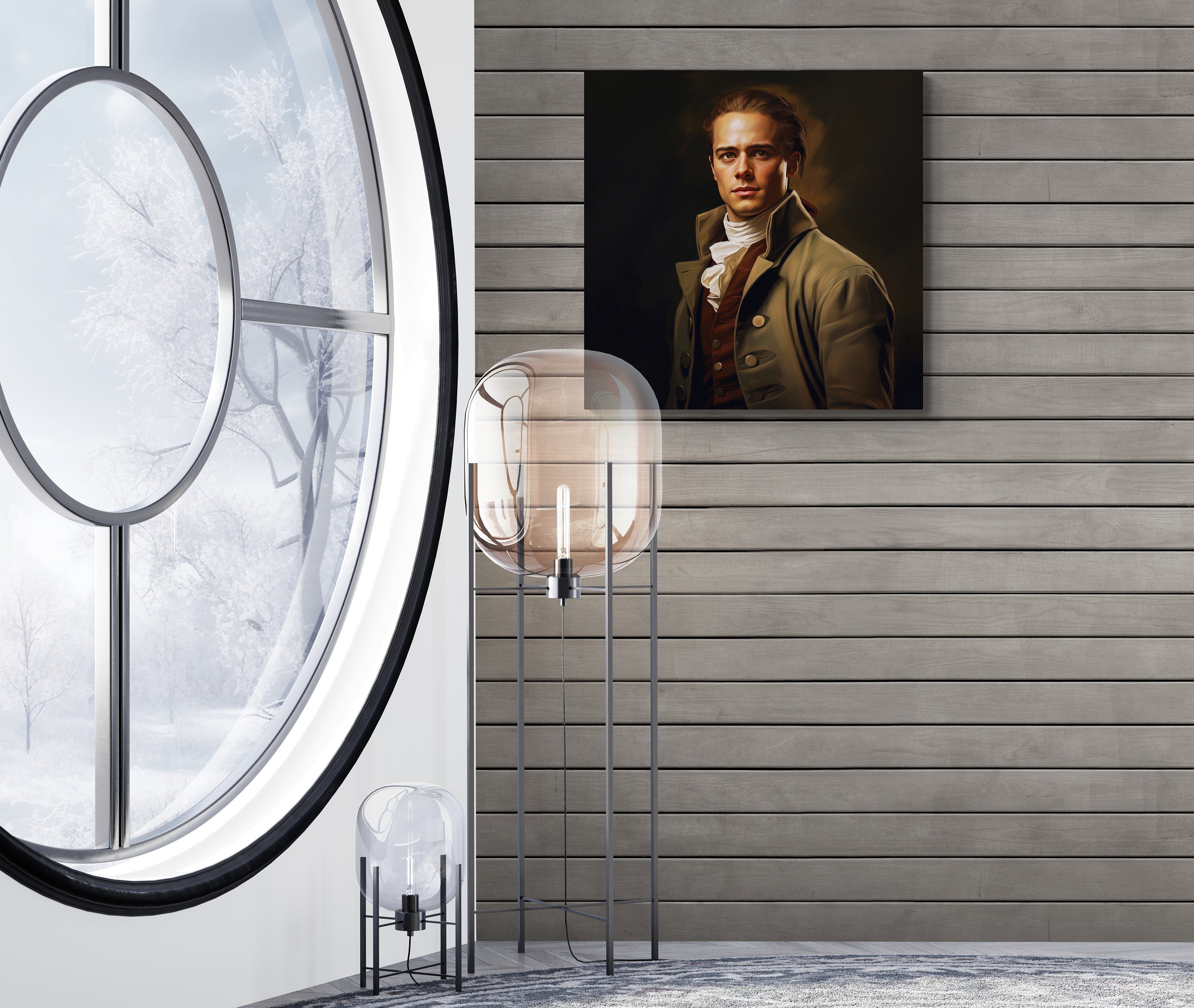 Nathan Hale Oil Painting Canvas Print Patriot Series Founding Fathers ...