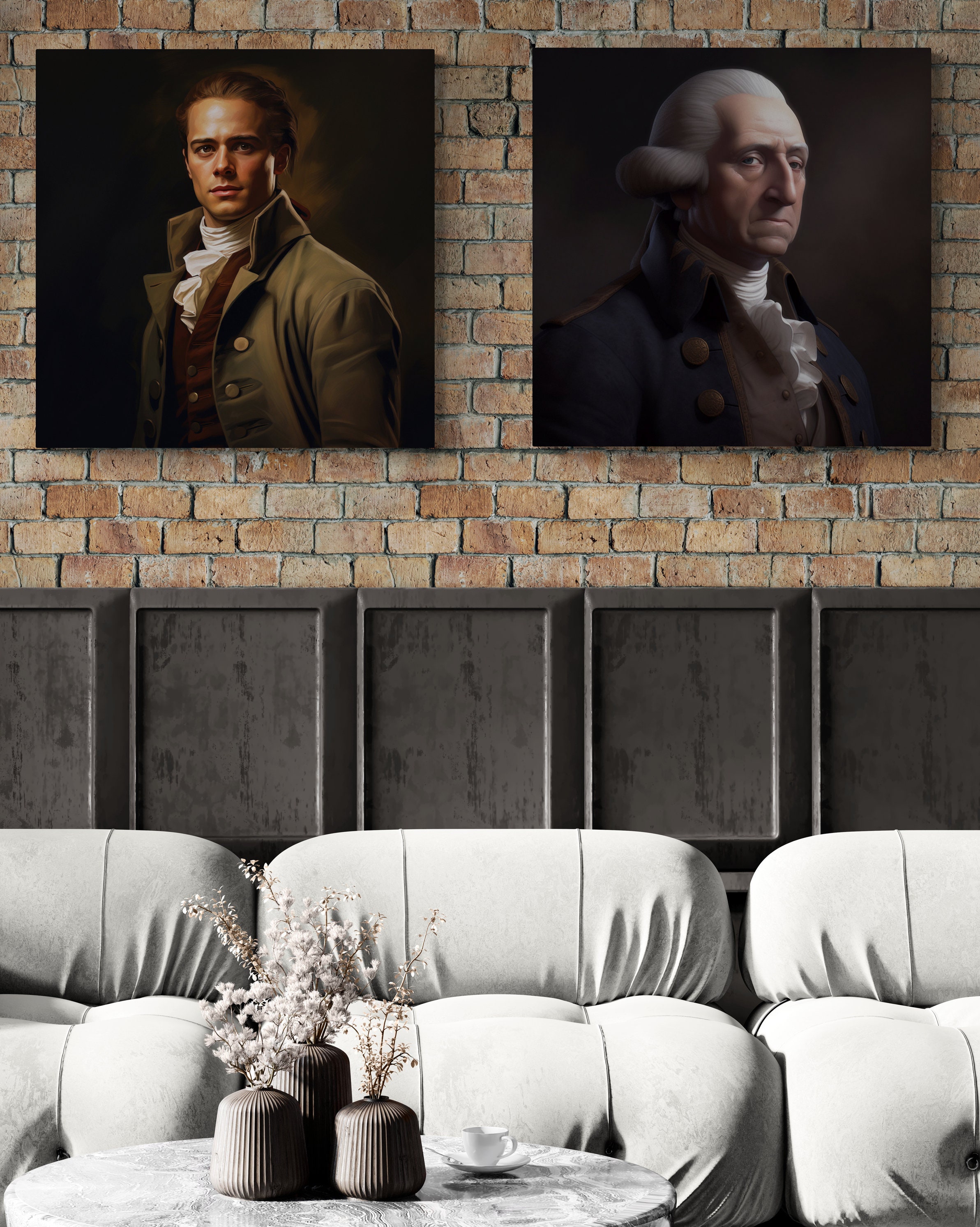 Nathan Hale Oil Painting Canvas Print Patriot Series Founding Fathers ...