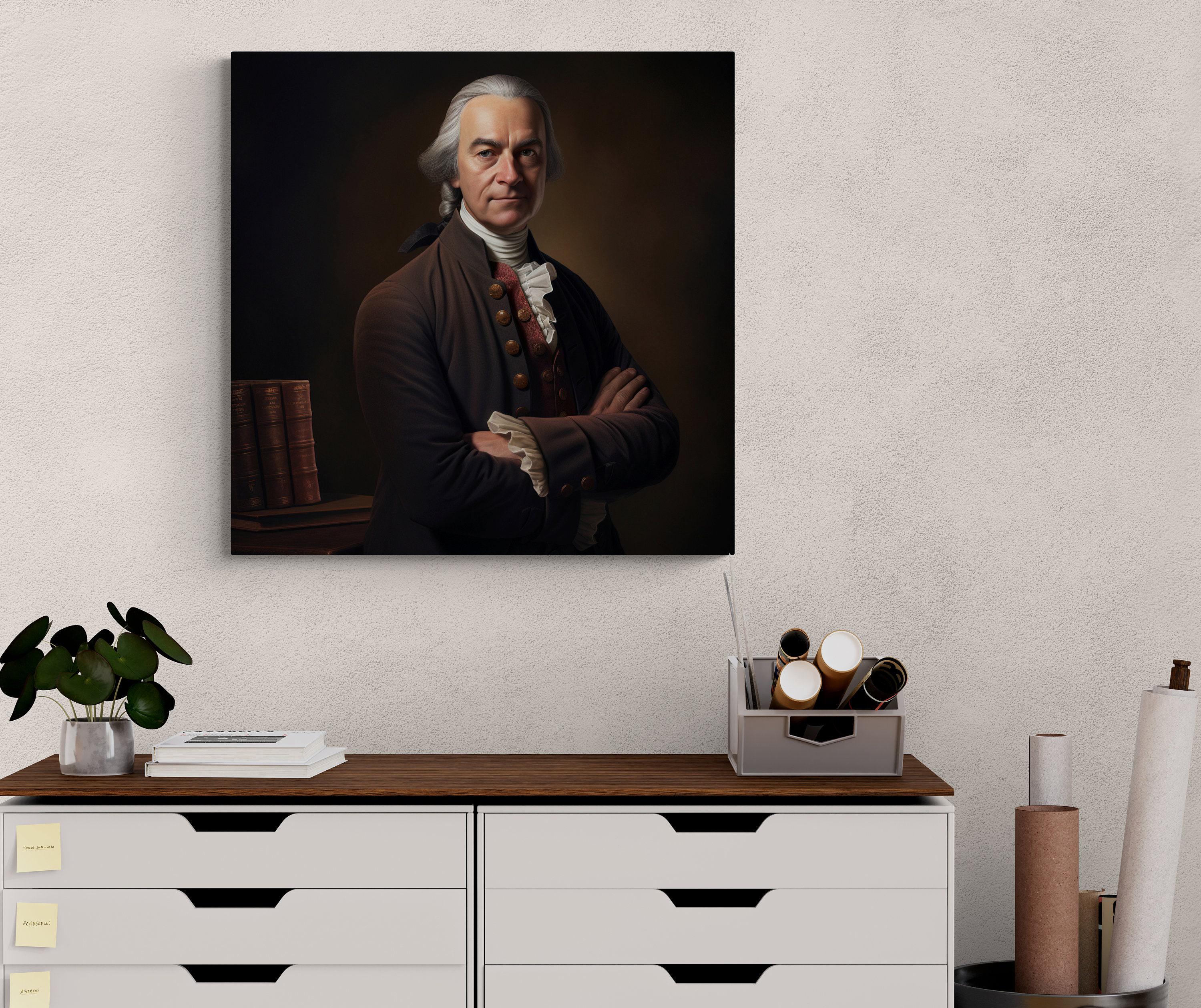 Samuel Adams Oil Painting Canvas Print | Patriot Series | Founding ...