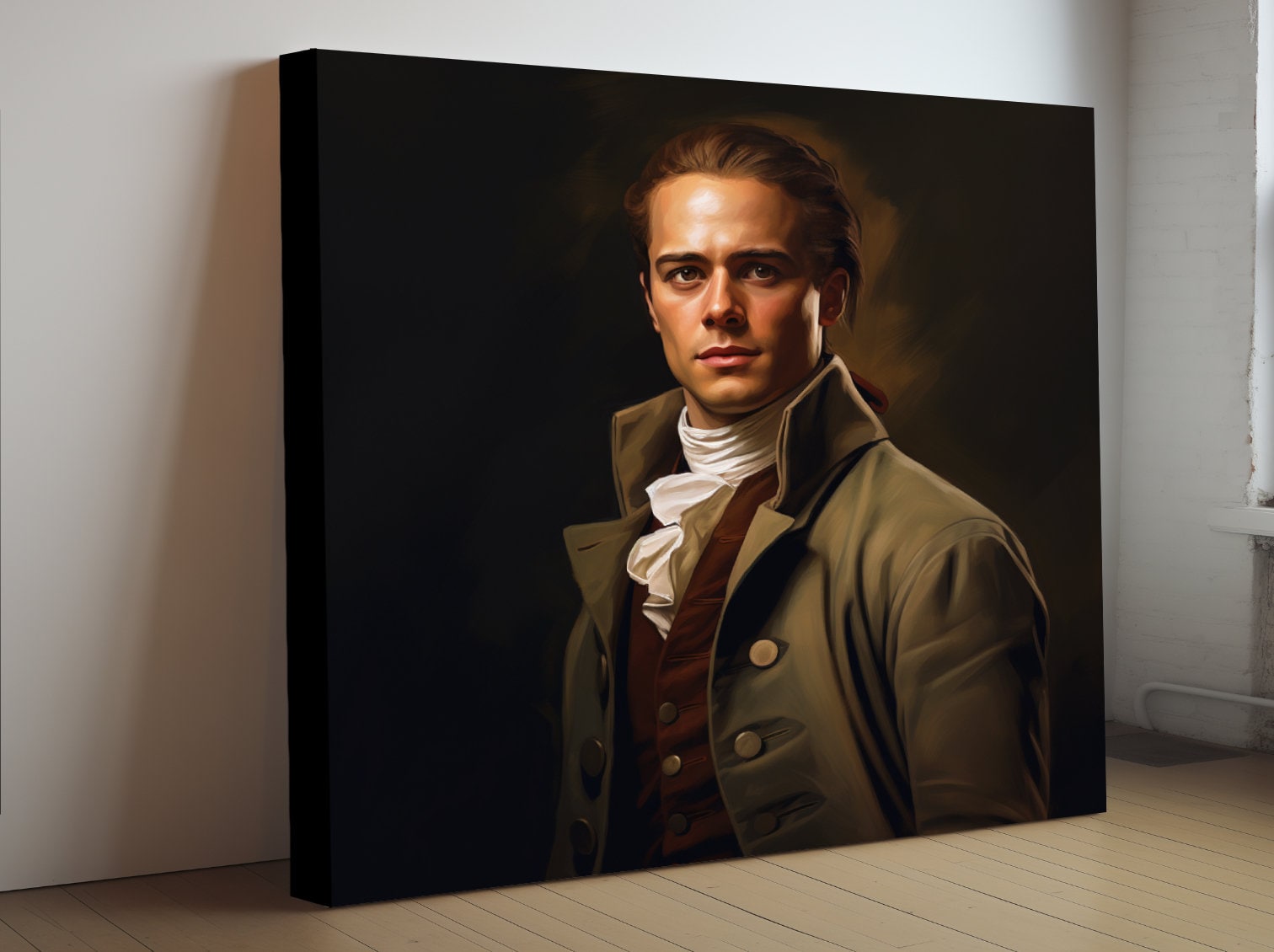 Nathan Hale Oil Painting Canvas Print Patriot Series Founding Fathers by June Vale - Etsy