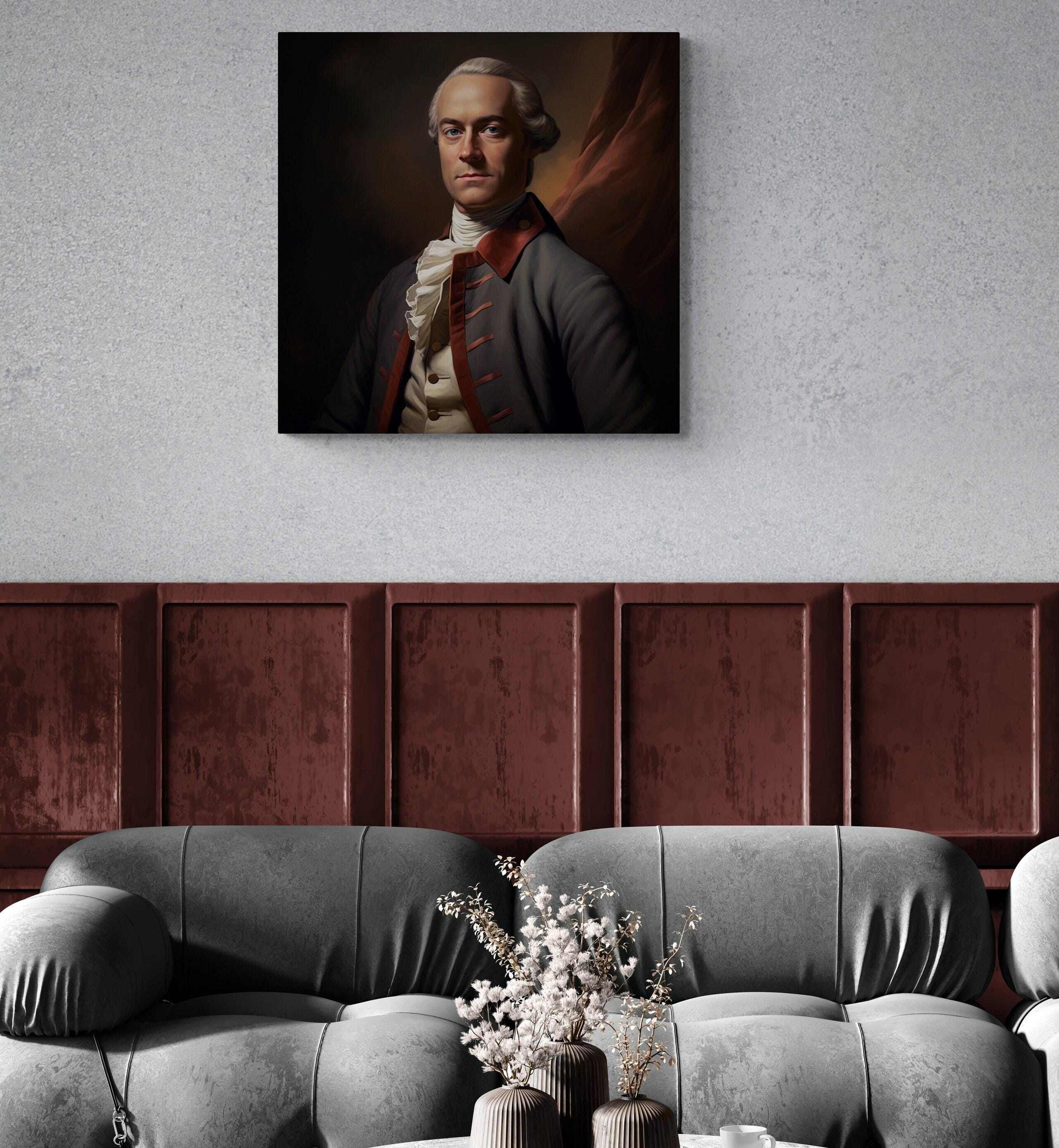 John Hancock Oil Painting Canvas Print | Patriot Series | Founding ...