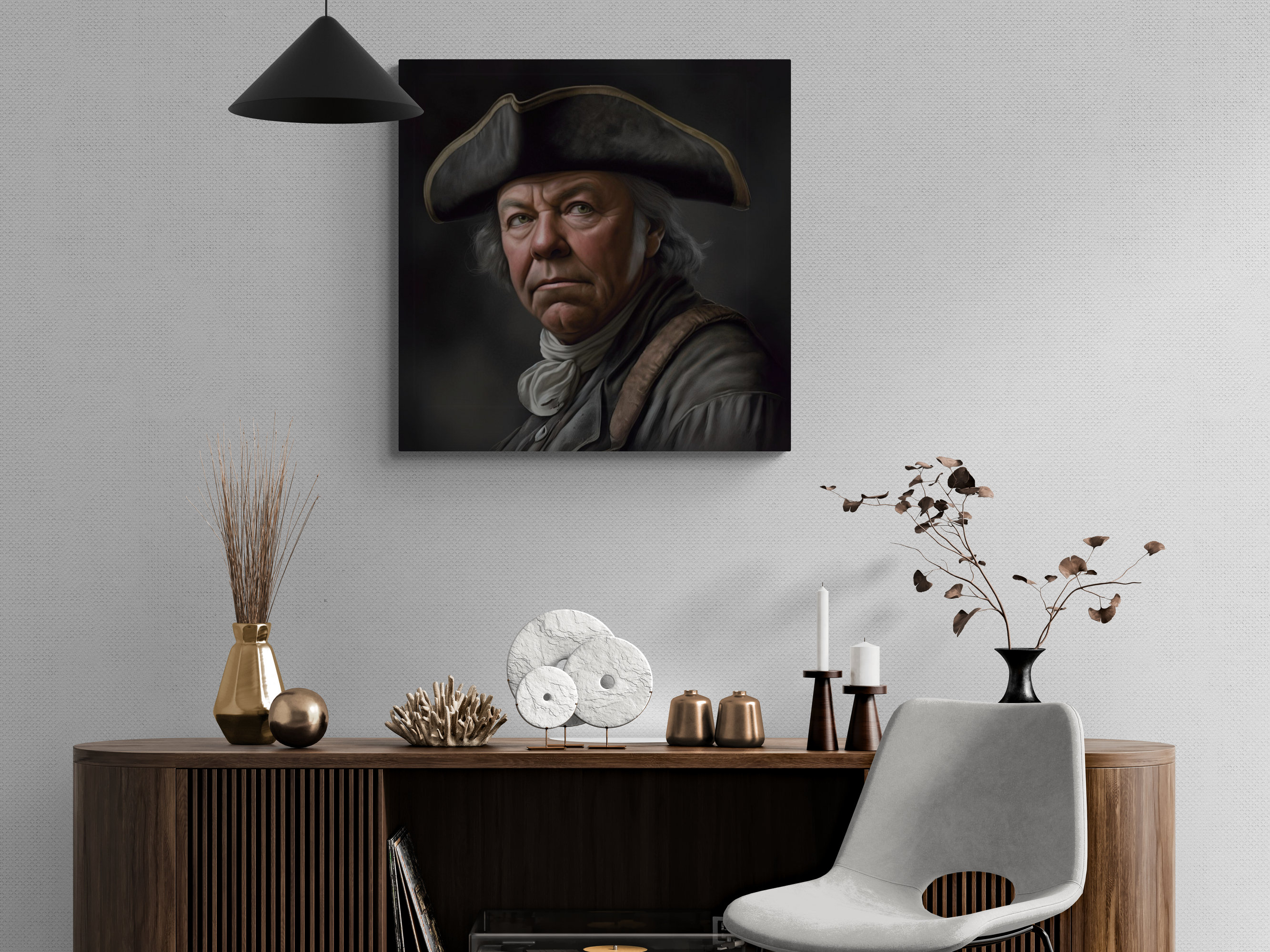 Paul Revere Oil Painting Canvas Print Patriot Series Founding Fathers ...