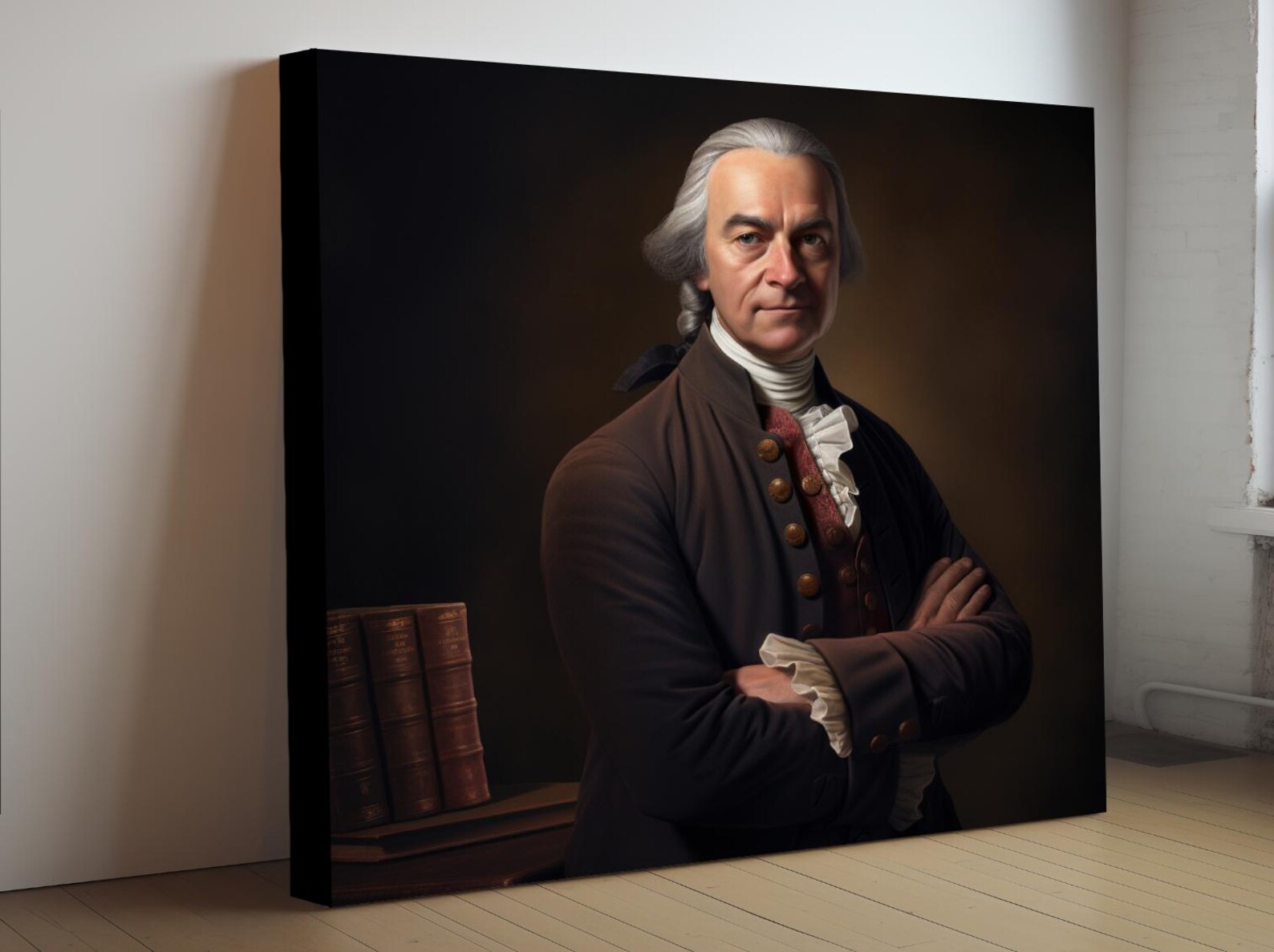 Samuel Adams Oil Painting Canvas Print | Patriot Series | Founding ...