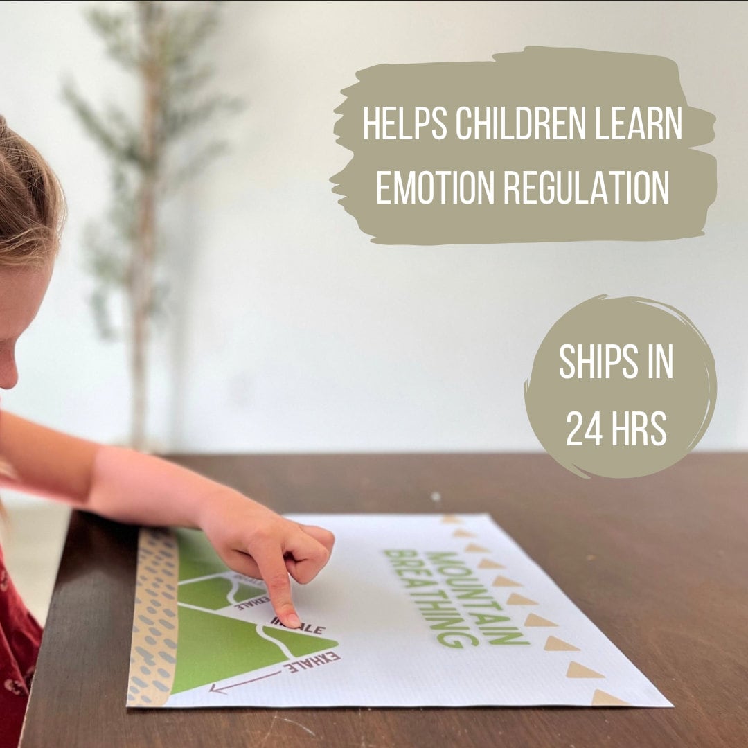 Calm Down Corner Poster, Emotional Regulation Poster, Mindful Breathing ...