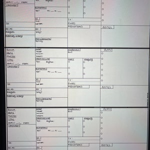 3 Patient Nursing Report Sheet for Medsurg/medtele - Etsy