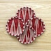 Set of 4 Abaca Coasters, Handwoven Beaded Coasters, Ikat Coasters ...