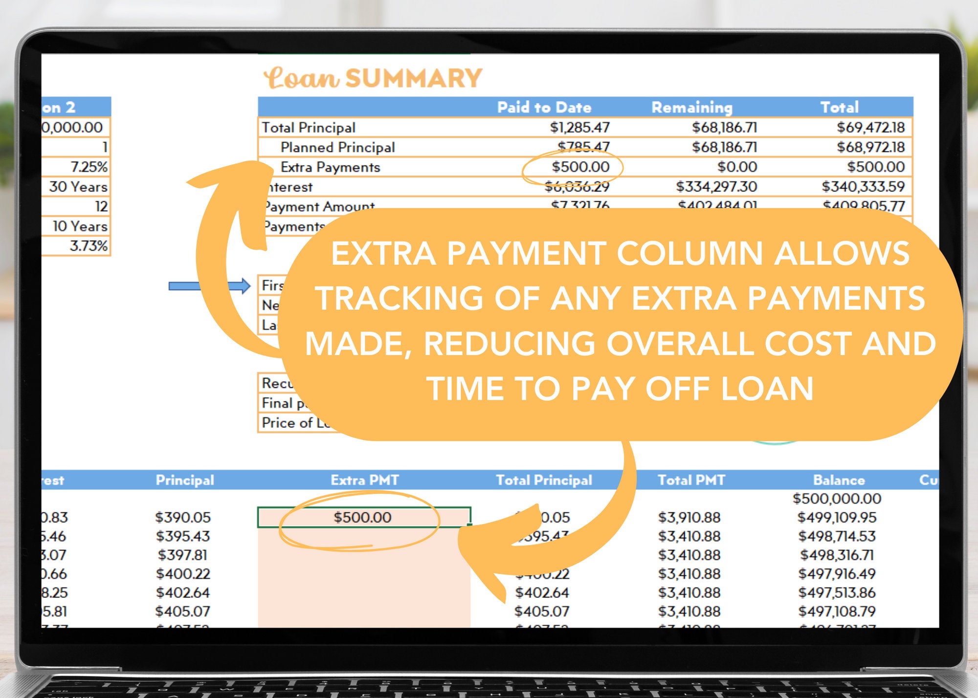 Loan Comparison and Payment Tracker | Google Sheets | Excel - Etsy