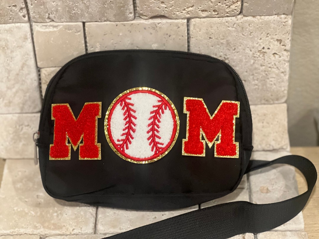 Personalized Baseball, Softball Mom Chenille Letter Fanny Pack, Belt ...