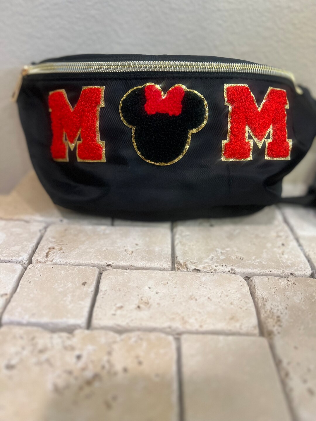 MOM Fanny Pack Waist Bag Crossbody Bag Adult Travel Bag Mama Disney Bag ...