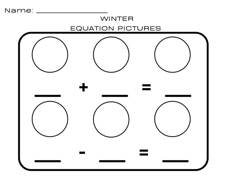 Winter Holiday Math Art Bundle – Symmetry, Multiplication, and Equation ...